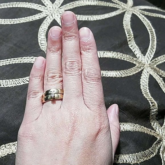 Jewelry | Real Diamond Engagement Ring9251k Fc Stamped | Poshmark